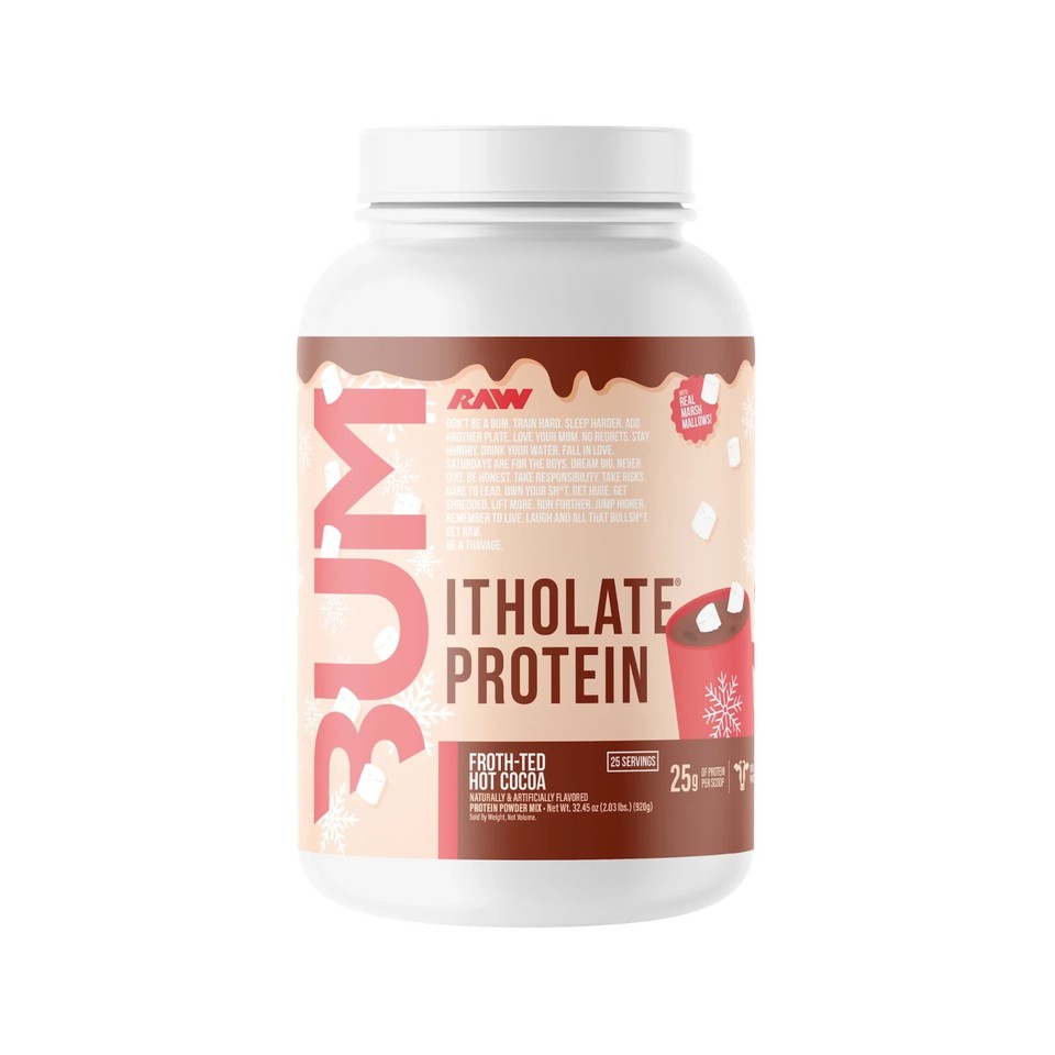 RAW CBUM Itholate 100% Whey Protein Isolate Powder 25 Servings Pick ...