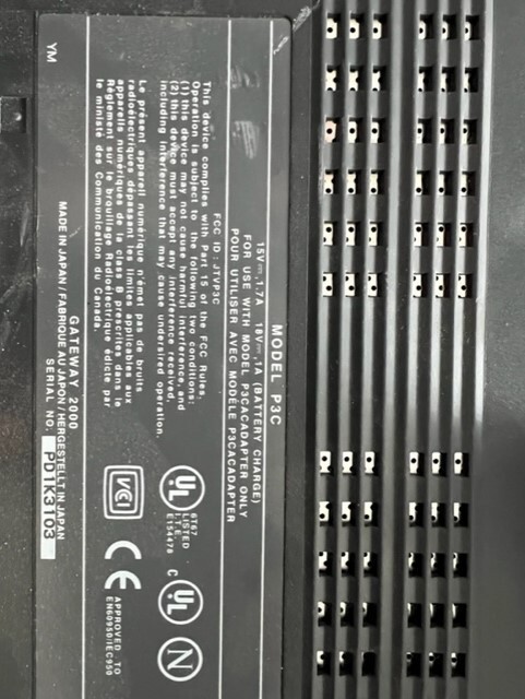 Gateway 2000 Solo Laptop Computer Model P3C MS-DOS | eBay