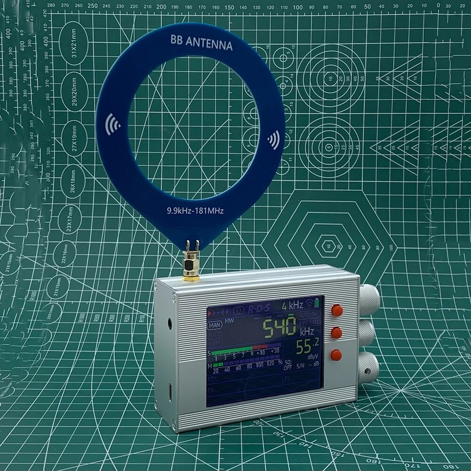 TEF6686 Full-Band FM/AM/Short Wave HF/LW Radio Receiver Ring + Loop BB ...