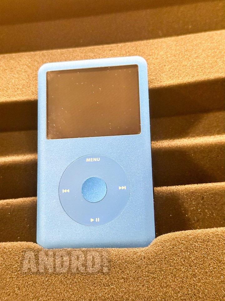 Custom Blue Apple iPod Classic 7th Gen -📳 Taptic Mod 📳- 3000mah 512GB ...