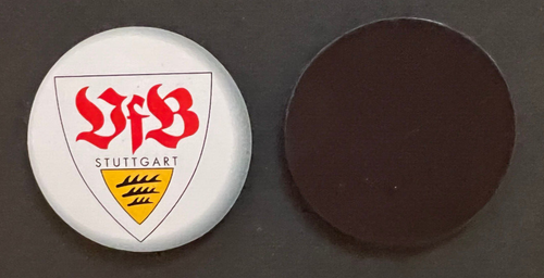 VfB Stuttgart Magnet Pin Rund Fussball Bundesliga Aral ca. 4cm | eBay