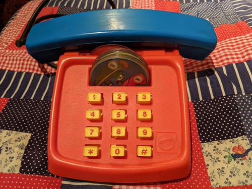 Vintage 1972 Mattel Phonographic Alphabet Phone Toy Record Disc ONLY ...