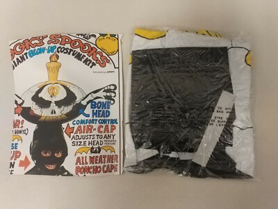 Vintage Kooky Spooks Costume! BONEHEAD! Giant Blow-Up Costume Kit ...