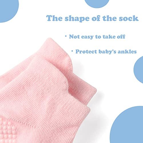 Toddler Girl Socks Baby Non Slip 3-5T White Gray Purple Pink Light ...