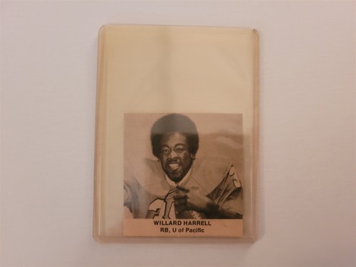 Willard Harrell University of the Pacific 1974 College Football CO ...