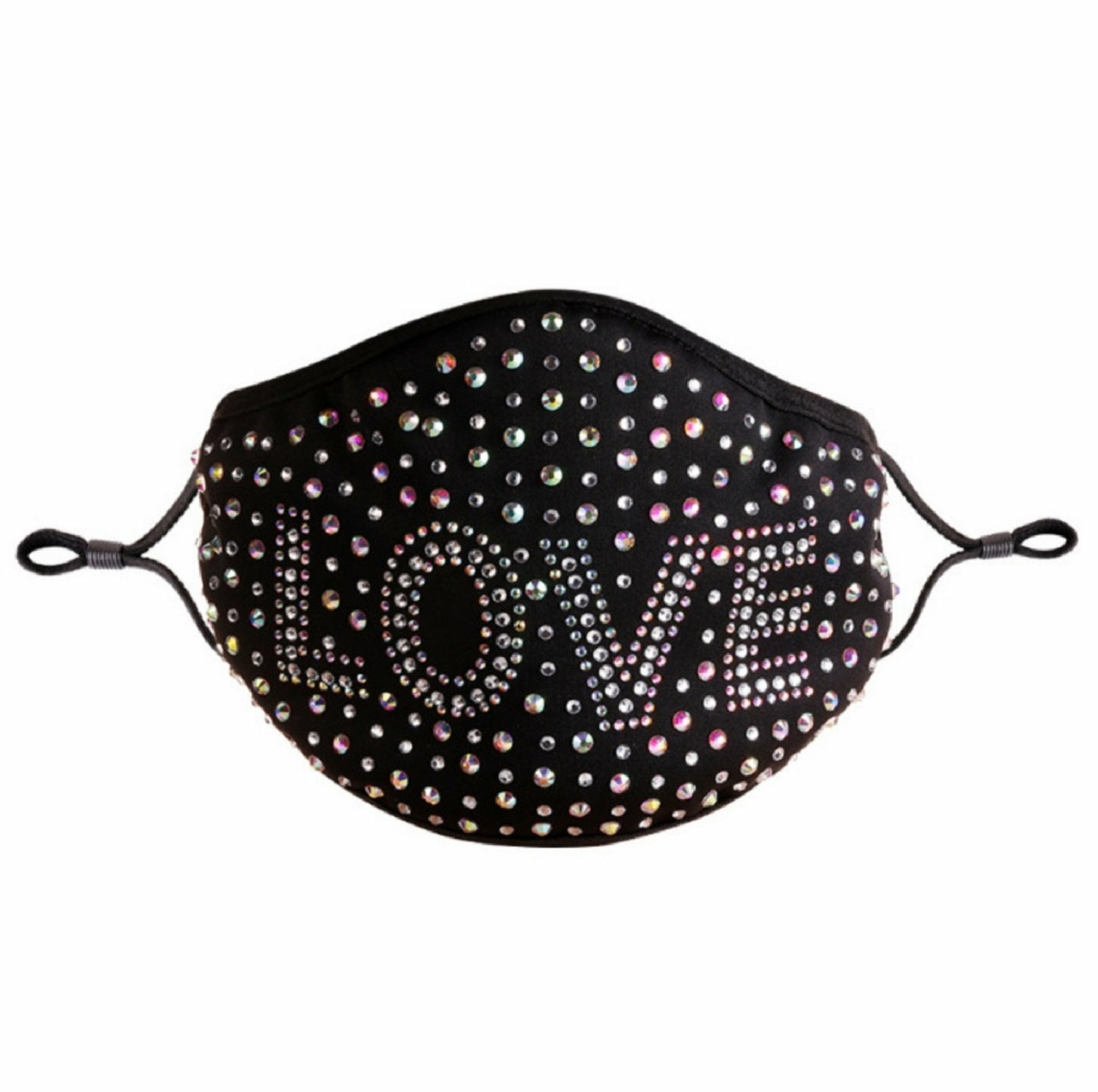 Rhinestone Bling Crystal Queen Face Mask Sparkly Reusable Adjustable | eBay