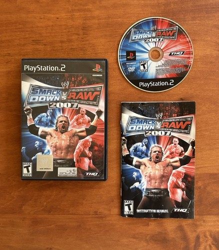 WWE SmackDown vs Raw 2007 (PlayStation 2 Ps2) CIB Complete & Tested ...