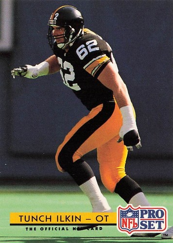1992 Pro Set #302 Tunch Ilkin Pittsburgh Steelers | eBay