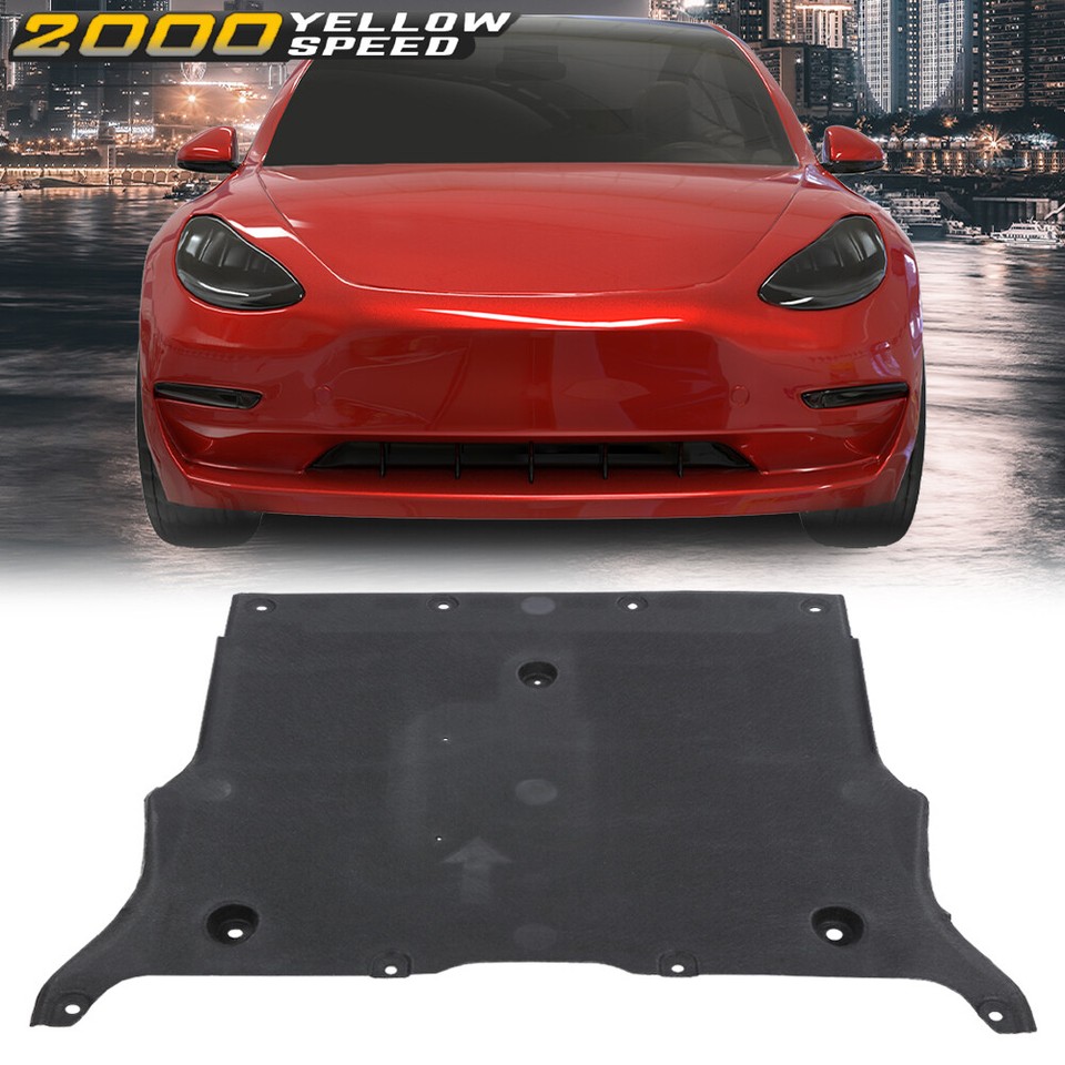 Fit for 2017-2023 Tesla Model 3 Front Under Engine Cover Splash Guard ...