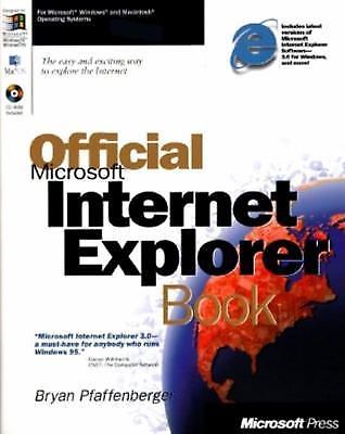 Official Microsoft Internet Explorer Book 9781572313095| eBay