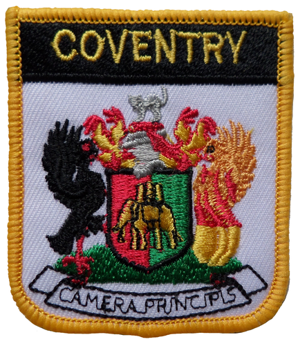 Coventry Shield Embroidered Patch | eBay UK