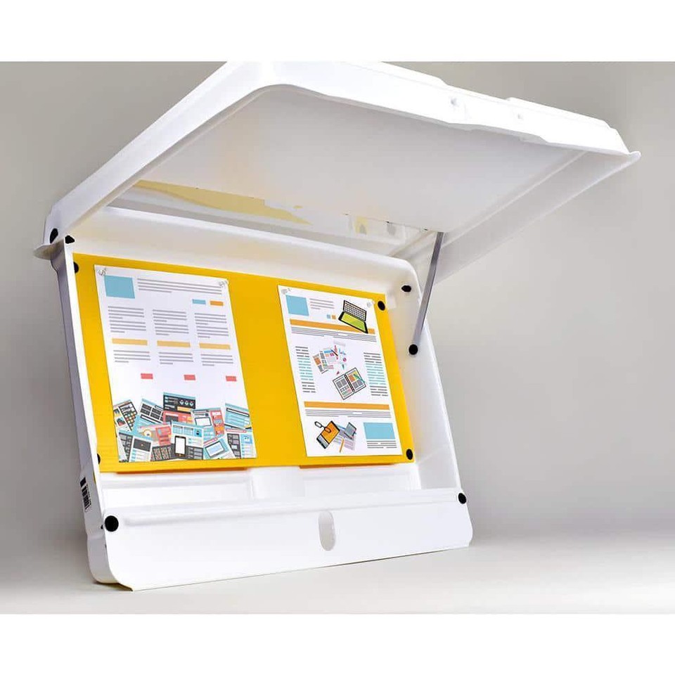 21 In X 27 In X 4 In Outdoor/Indoor Posting Permit Box Unit With Window ...