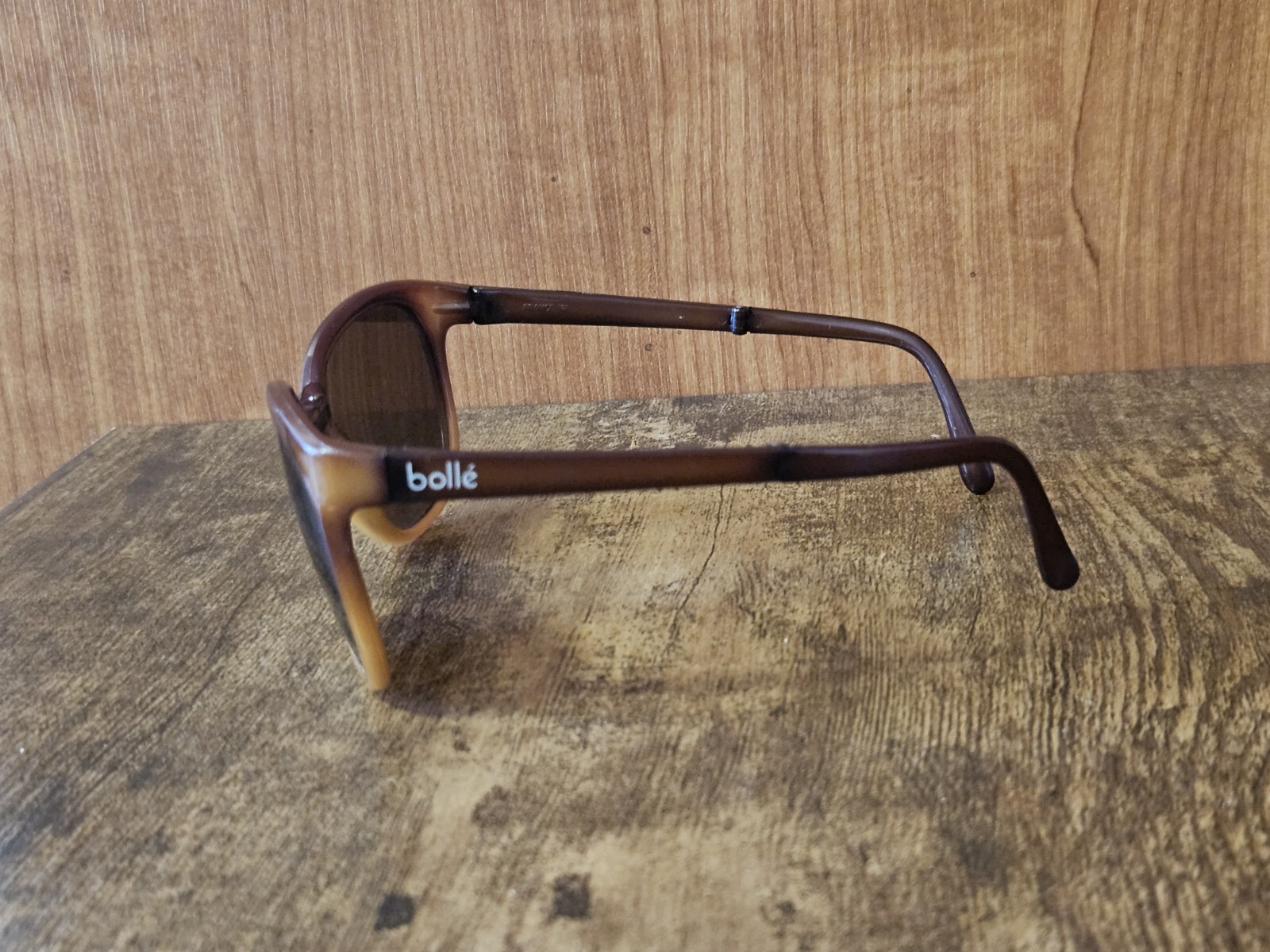 (FRAME ONLY) VINTAGE BOLLE FOLDING SUNGLASSES FRAME M… - Gem