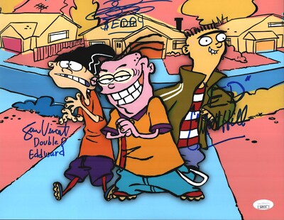 Tony Sampson Sam Vincent Matt Hill Signed 11x14 Ed Edd n Eddy Autograph ...