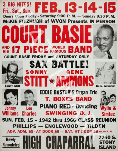 Count Basie - Sax Battle - 1970 Vintage Music Poster | eBay