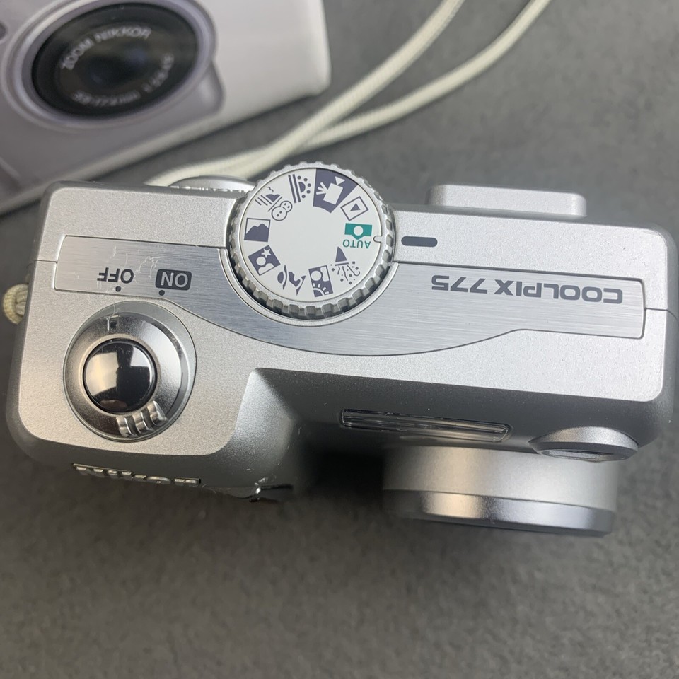 Nikon Coolpix 775 2.1 MP Silver Digital Camera With Charger | eBay