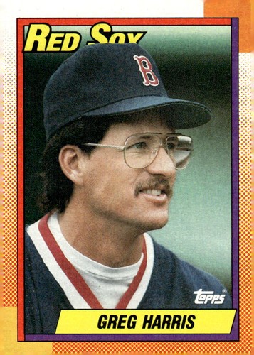 1990 Topps #529 Greg Harris - Boston Red Sox | eBay