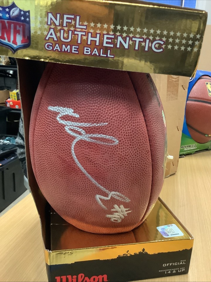 Wilson "The Duke" Official NFL Authentic Game Ball Leather Football NIB ...