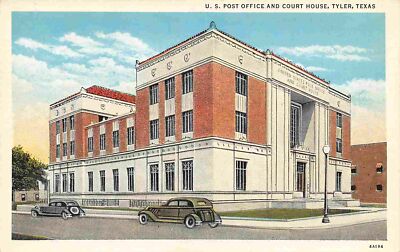 Post Office & Court House Tyler Texas 1930s postcard | eBay