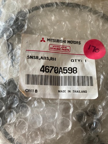 OEM Genuine MITSUBISHI 4670A598 SENSOR ABS RH Triton L200 Pajero ...