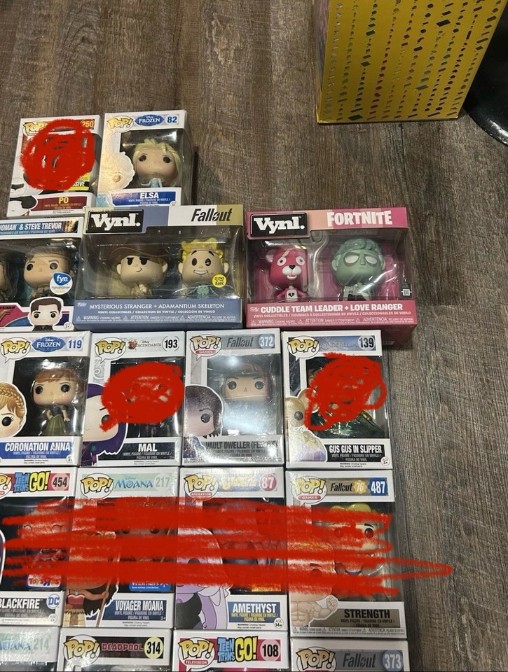 Funko Pop! Vinyl Figure Lot Various Types Of Characters Pick And Choose ...