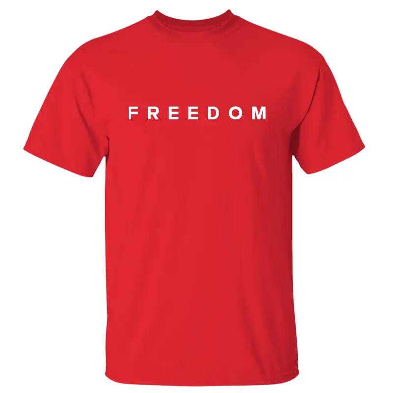 Freedom Charlie Kirk Red T-Shirt | eBay