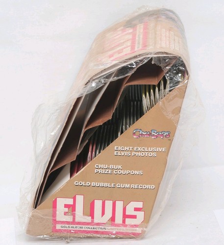 Rare NOS Vintage 1981 Elvis Presley CHU BOPS Display & Bubble Gum ...
