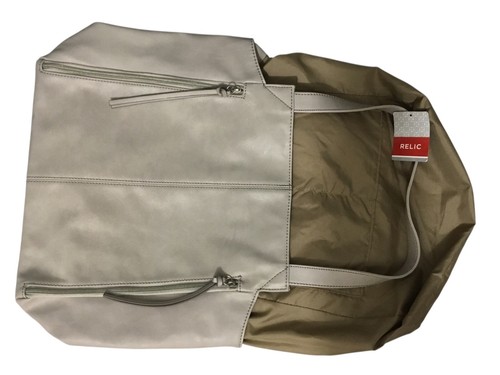 RELIC BROOKE TOTE CEMENT GRAY DBL HDL SHOULDER BAG - NEW WITH TAGS | eBay