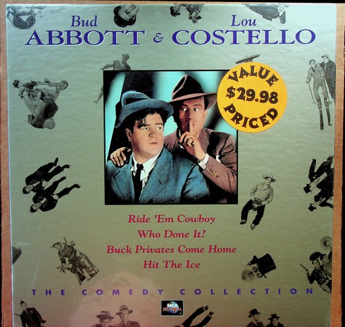 Abbott & Costello - The Comedy Collection - MCA Universal - Laser Discs ...