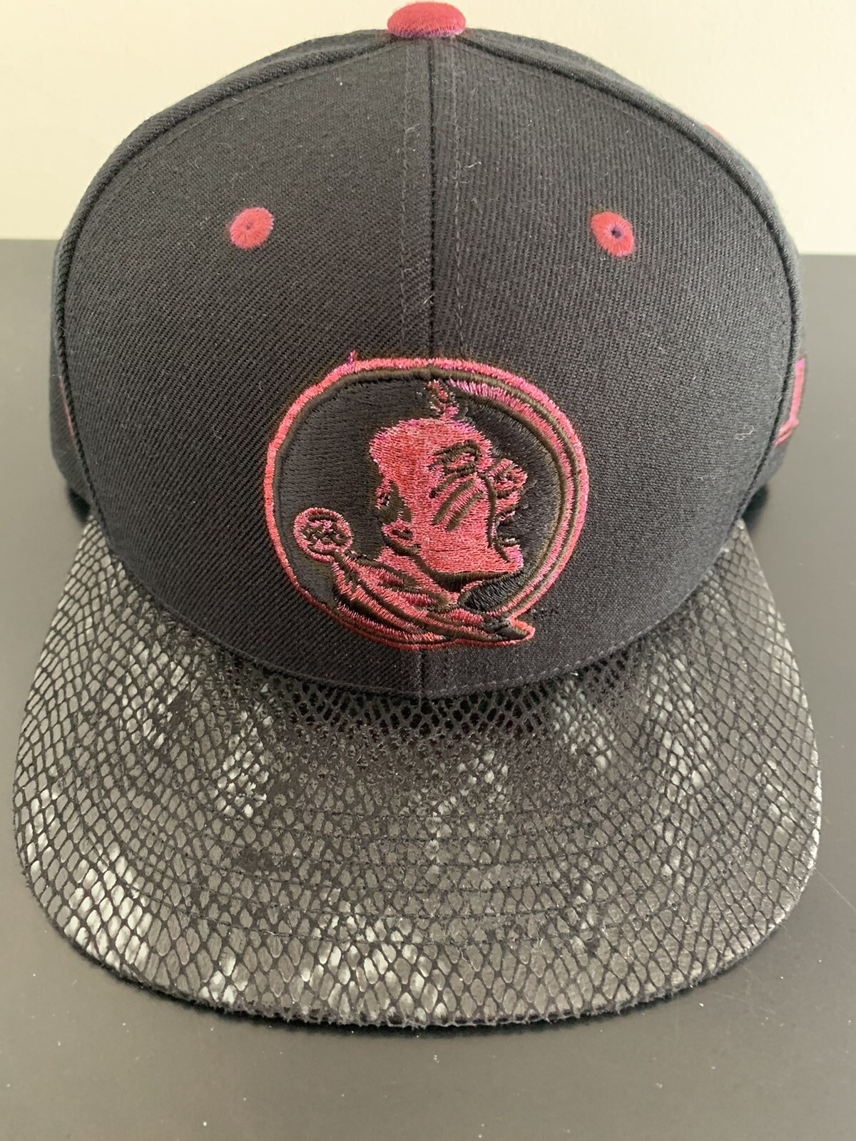 FLORIDA STATE SEMINOLES TOP OF THE WORLD SNAPBACK HAT BLACK | eBay