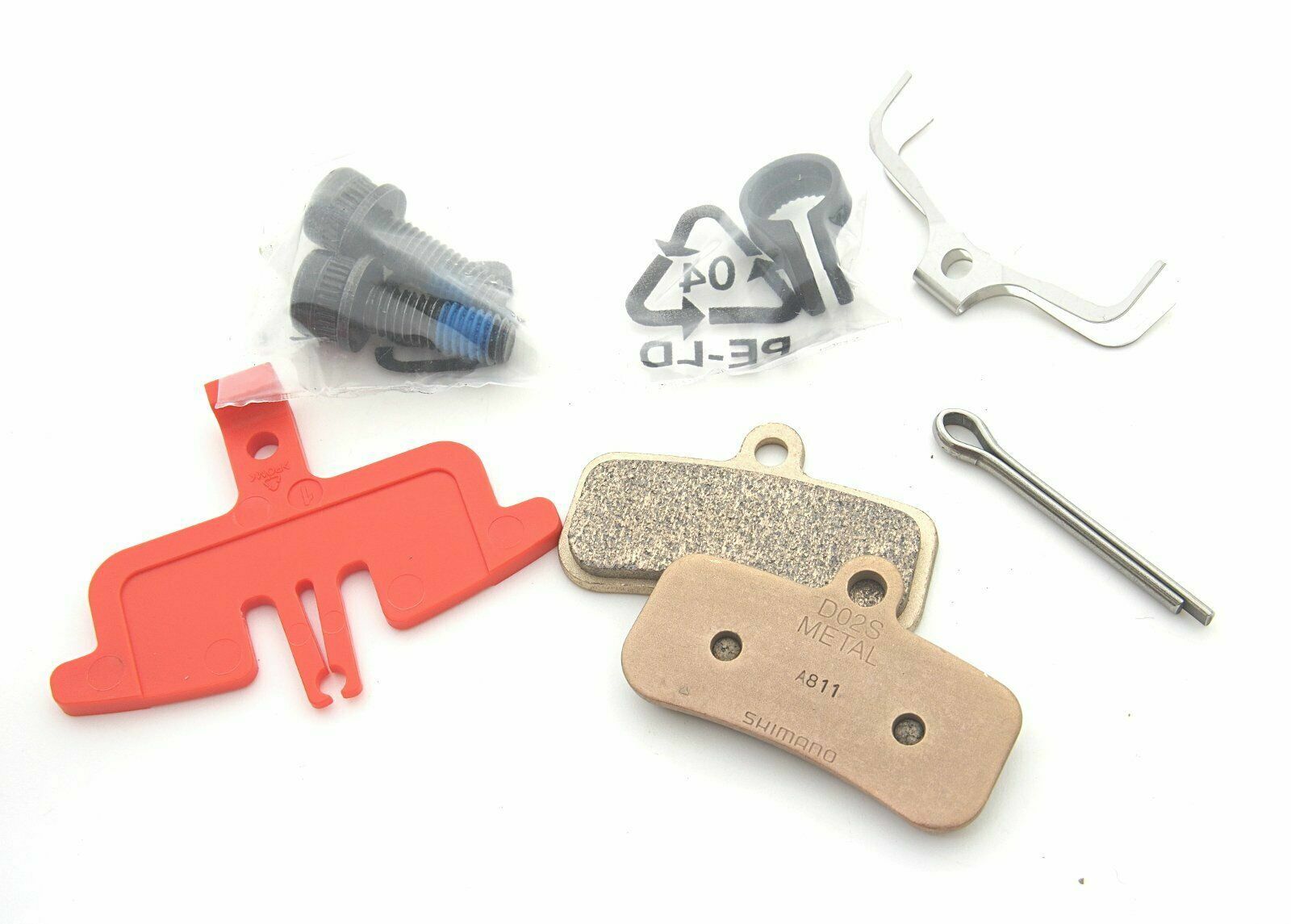 Shimano Deore BR-M6120 MTB Hydraulic Disc Brake Caliper w/ Metal Pads ...