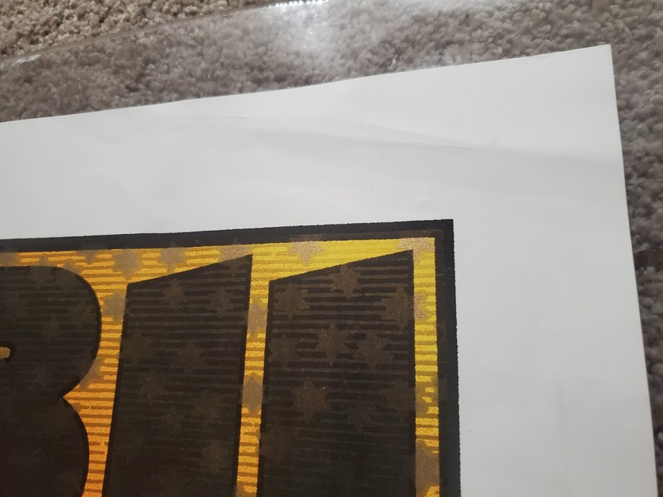 Signed Chuck Sperry 311 Red Rocks Concert Poster 2013 Morrison CO ...