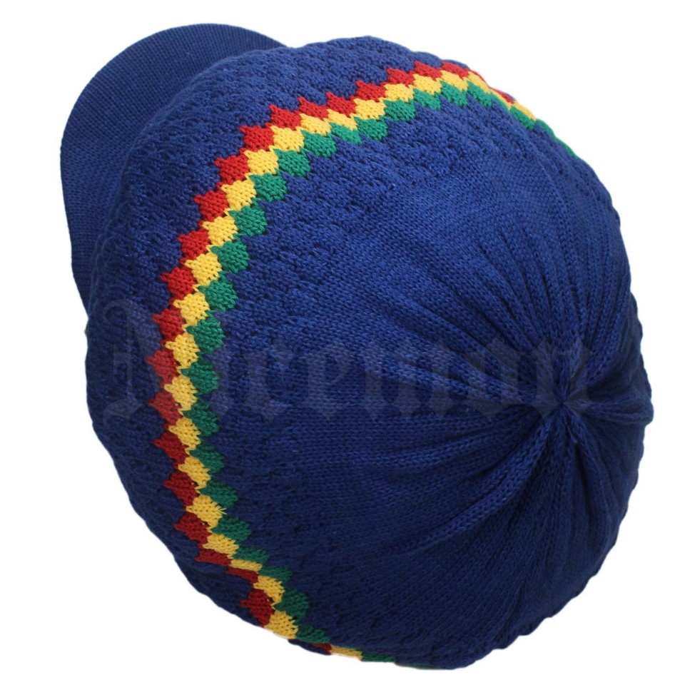 Rasta Rastafari Hat Cap Rastacap Reggae Jamaica Headwear Dreadlocks ...