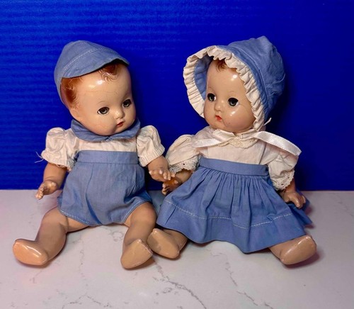 Vintage Effanbee 9" PATSY BABYETTE Composition Twin Dolls, Orig. 1930s ...