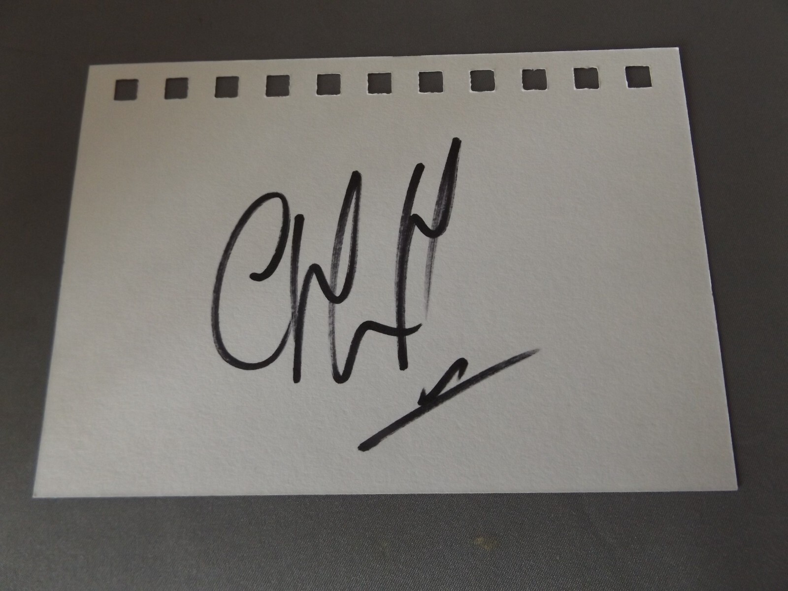6" x 4" AUTOGRAPH BOOK PAGE HAND SIGNED BY CHRISTIAN HORNER - RED BULL ...