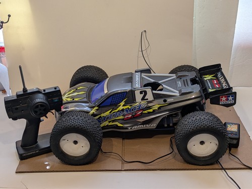 RC TAMIYA NITRAGE 5.2 NITRO TRUGGY 1/8 With Remote and Charger - P6 | eBay