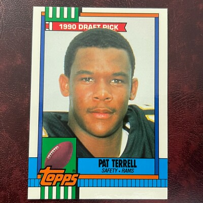 1990 Topps TIFFANY Set PAT TERRELL ROOKIE #67 L.A. RAMS ** MINT ** HIGH ...