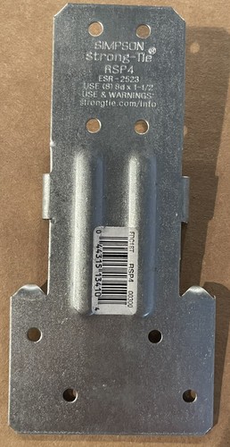 LOT OF 50 Simpson Strong-Tie RSP4-4-1/2" Galvanized ReversibleStud ...