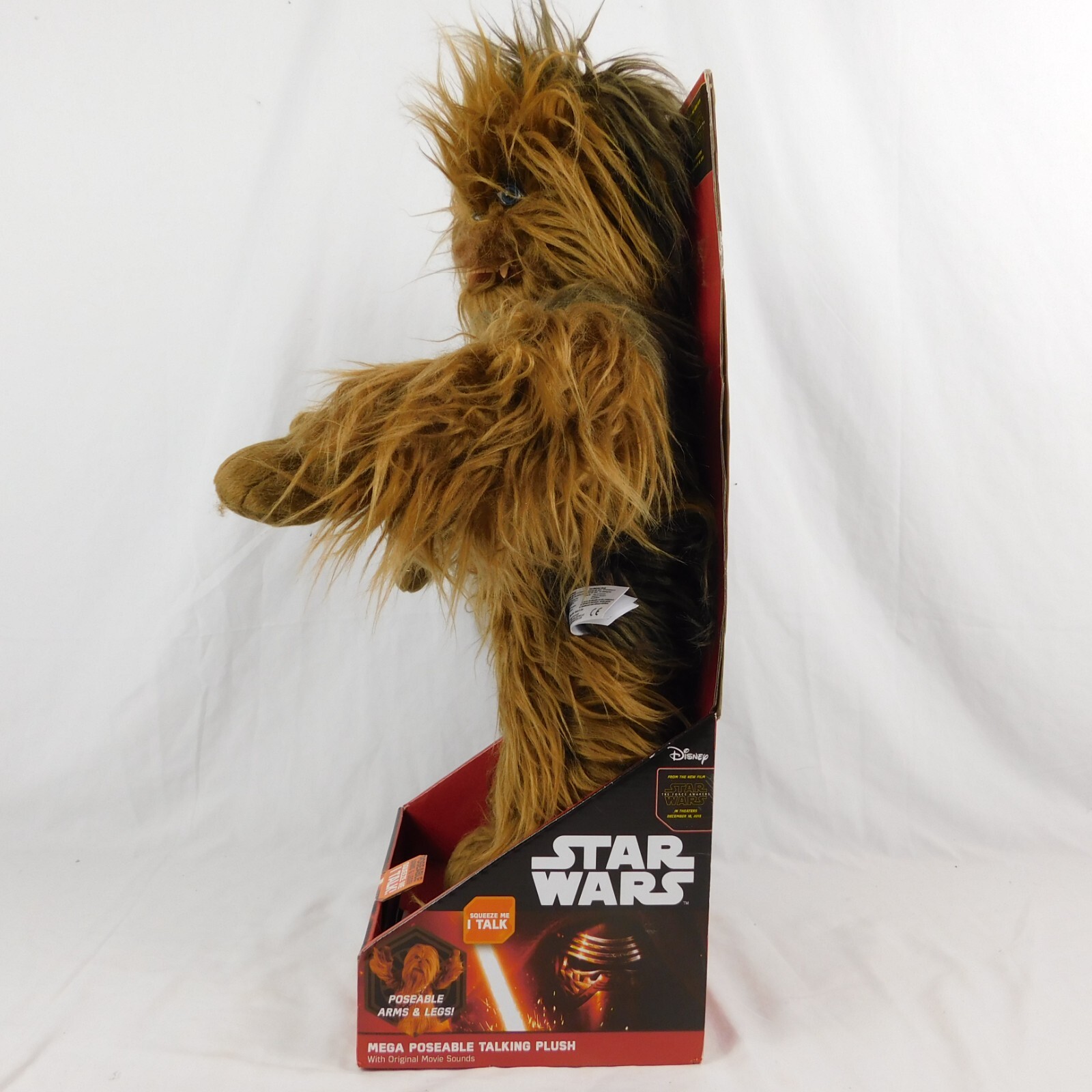 Star Wars Mega Poseable 24" Chewbacca Talking Animatronic Plush Chewie ...