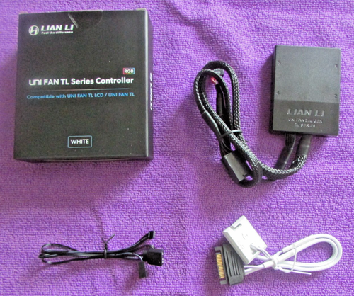 Lian Li UNI FAN TL Series Controller RGB & LCD Editions Powered Fan Hub ...