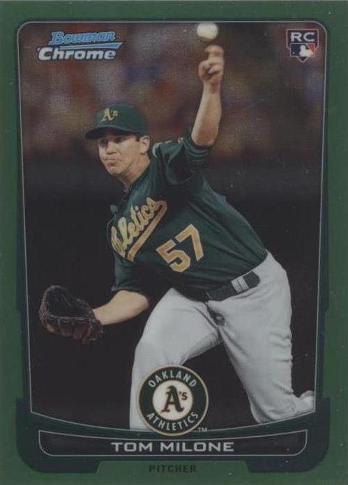 2012 Bowman Chrome - Tommy Milone #196 Green Refractor (RC) for sale ...