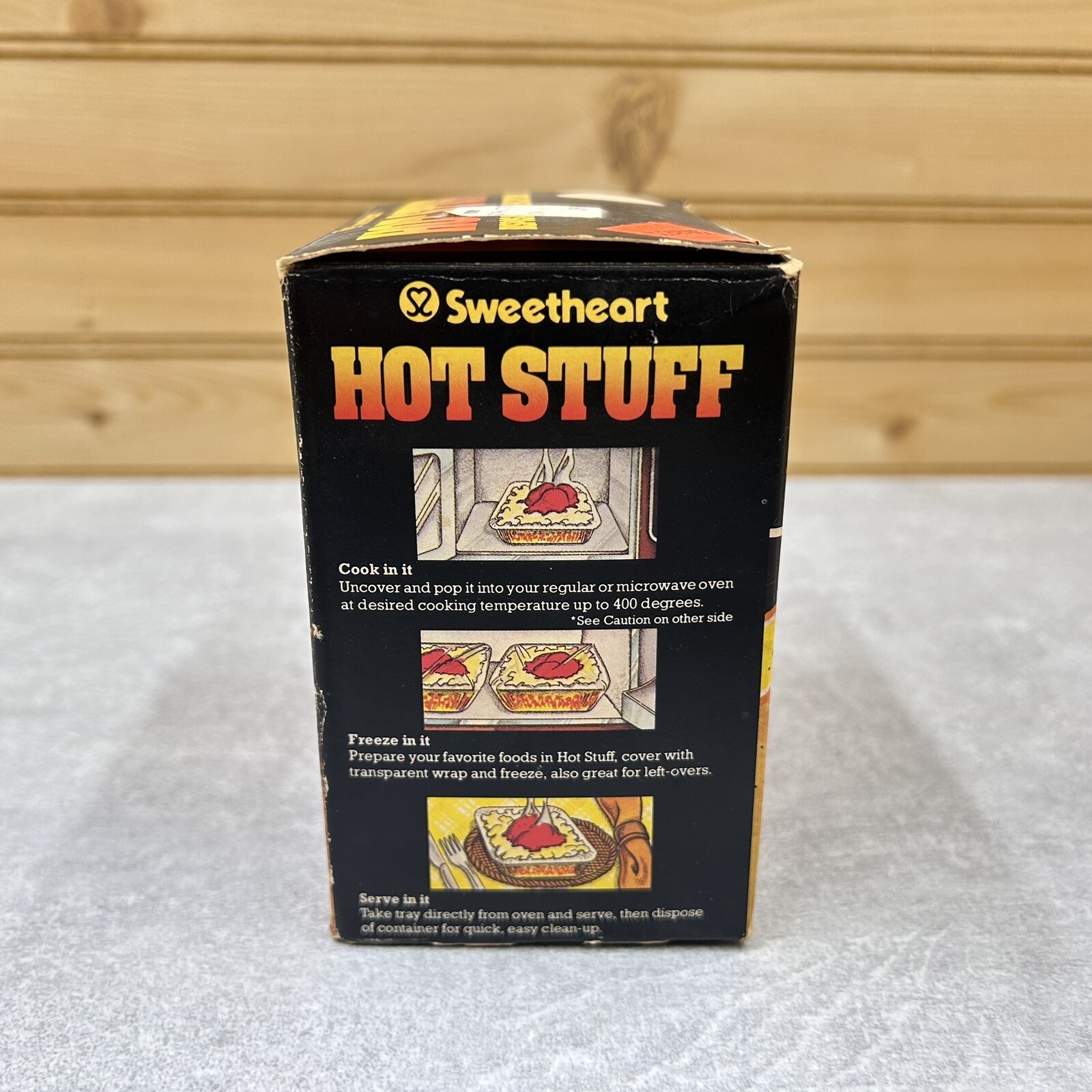 Vintage 80s Sweetheart Hot Stuff Tart Cups Oven or Microwave Disposable ...