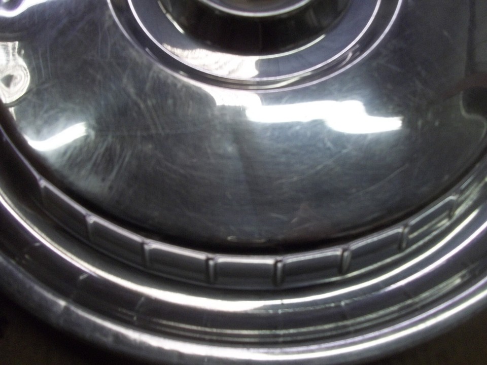 1955 55 1956 56 Ford Hubcap Rim Wheel Cover Hub Cap 15" OEM USED SET 4 ...