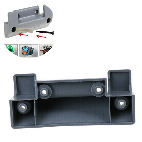 Hose Holder Grey Hook PVC Pipe Portable Screws Wall Mount Water Bracket ...