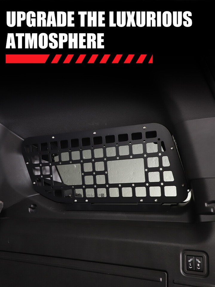 Rear Cargo Shelf Modular Trunk Storage Panels Debris Rack For Hummer EV ...