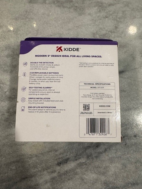 Kidde 30CUDR Smoke & Carbon Monoxide Detector New | eBay