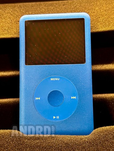 Custom Blue Apple iPod Classic 7th Gen -📳 Taptic Mod 📳- 3000mah 512GB ...