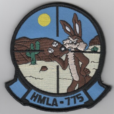 4" NAVY HMLA-775 SQUADRON BLUE SKY EMBROIDERED JACKET PATCH | eBay