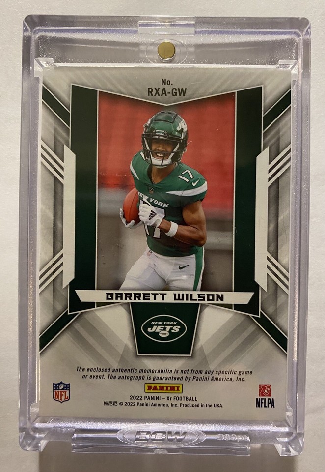 2022 Panini Xr GARRETT WILSON Rookie Autograph, 🔥Very Rare HAT BUTTON 1 ...