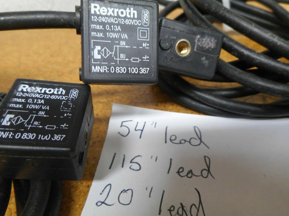 Rexroth 0830100367 Proximity Sensor 12-240VAC/12-60VDC 0,13A 10W/VA ...